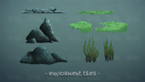 Underground Cave Tile Set - thegameassetsmine