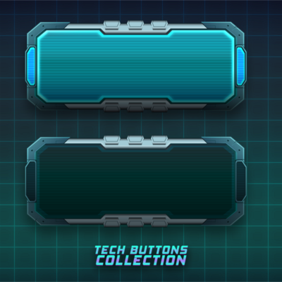 Tech Button Collection - thegameassetsmine