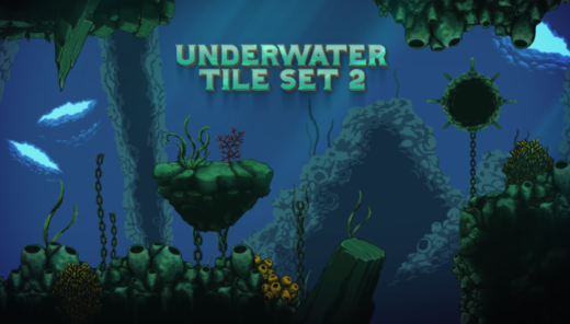 Underwater tile Set 2 - thegameassetsmine