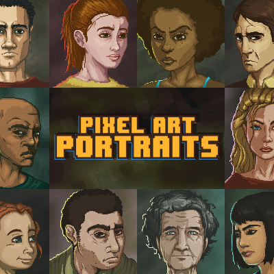 Hand painted portrait vol.1 - thegameassetsmine