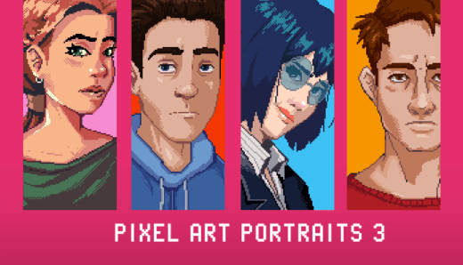 Pixel Art Portraits 3 - thegameassetsmine